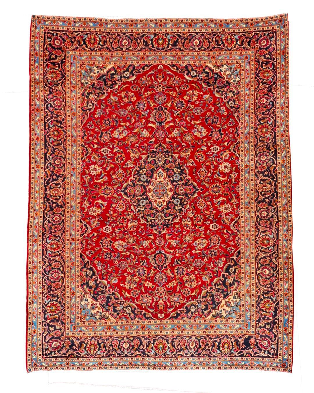 A26 PRELOVED Mianfarsh 3.4 x 2.5m Handknotted Kashan Persian Carpet ...